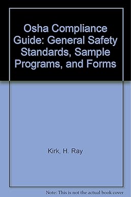 Amazon | Osha Compliance Guide: General Safety Standards, Sample ...
