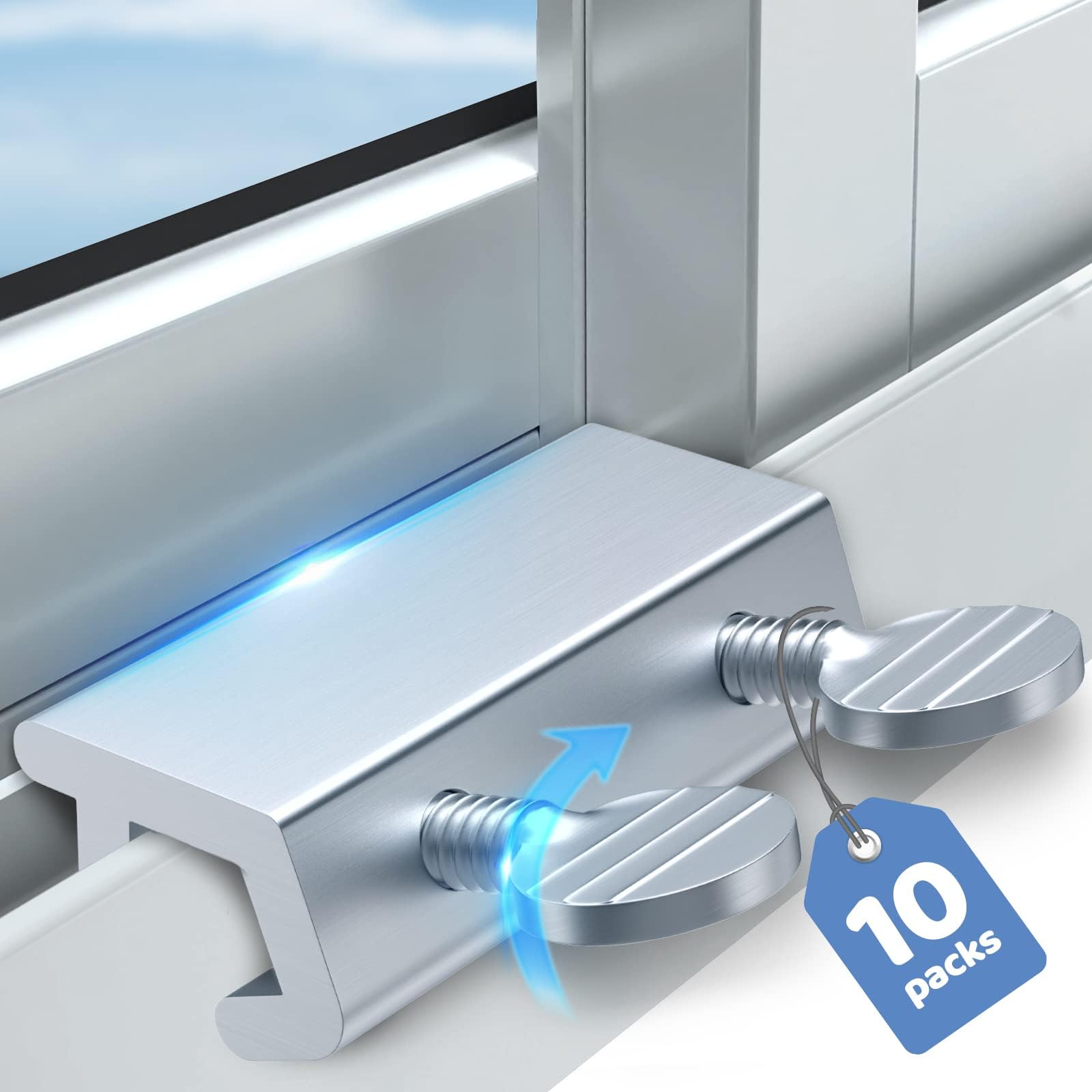 Chrome Plated Sliding Window/Door Lock Security Pin (10 Pack) - Amazon.com