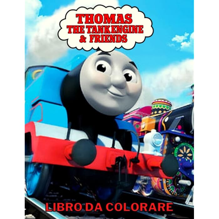 Buy Thomas the Tank Engine and Friends Libro Da Colorare: Pagine Da ...