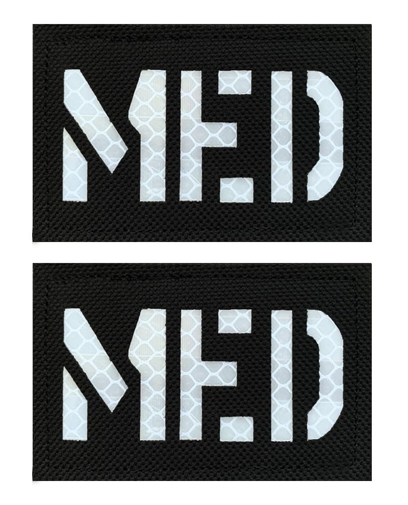 Amazon.com: Antrix 2 Packs MED IR Infrared Reflective Medic Patch ...