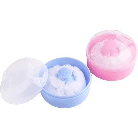 Amazon.com: Topwon Baby Powder Puff Kit for Body Powder Container ...