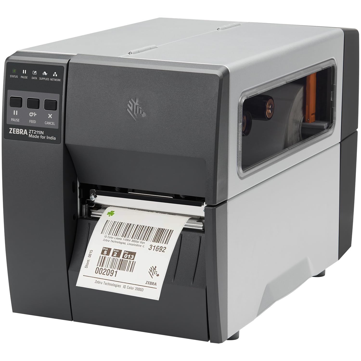 ZEBRA ZT211 Thermal Shipping Label Printer 4 inches 200 DPI Heavy-Duty ...