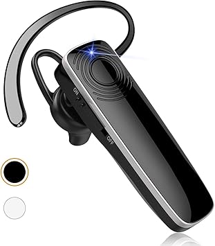 Amazon.com: New bee Bluetooth Earpiece V5.0 HD Stereo Ultralight ...