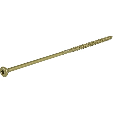 Amazon.com: Power Pro 48611 Wood Screws, #9 x 3", Premium Outdoor Deck ...