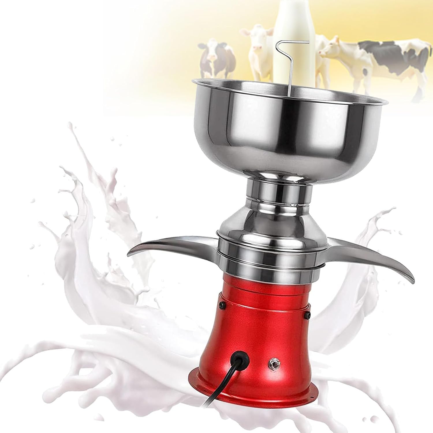 SACLMD Milk Cream Separator,Electric Milk Skimmer,Cream Separator for ...