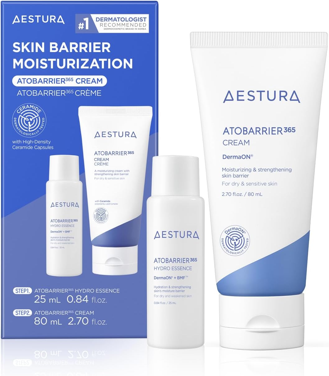 Amazon.com: AESTURA ATOBARRIER365 Skin Moisturization Set | Skincare ...