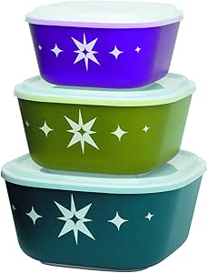 Aladdin Nesting Food Container Set, Marina/Berry/Fern, 6-Piece : Amazon ...