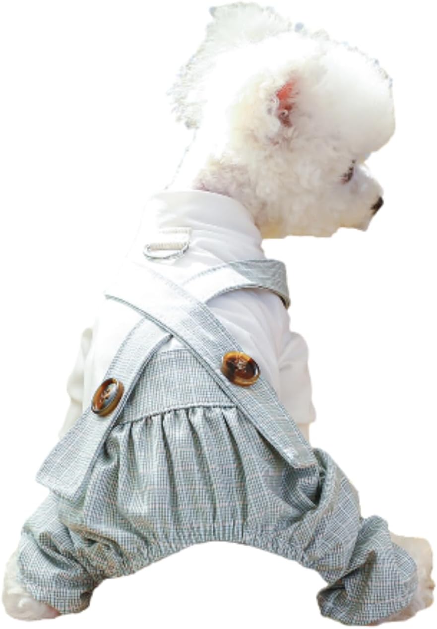 Amazon.com : Pet Clothing Bib Overalls Pants Dog Jumpsuit Dog Overalls ...