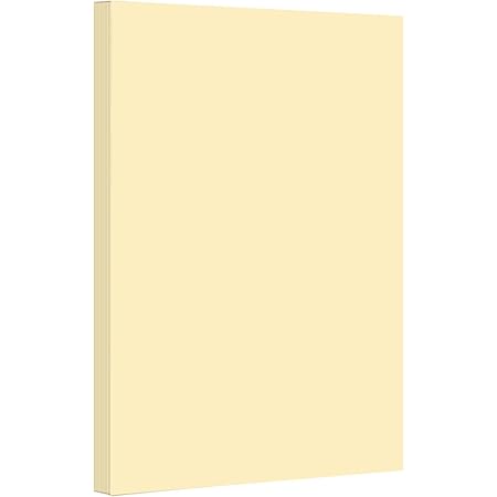 Amazon.com : Ivory Pastel Color Card Stock Paper, 67lb Cover Medium ...