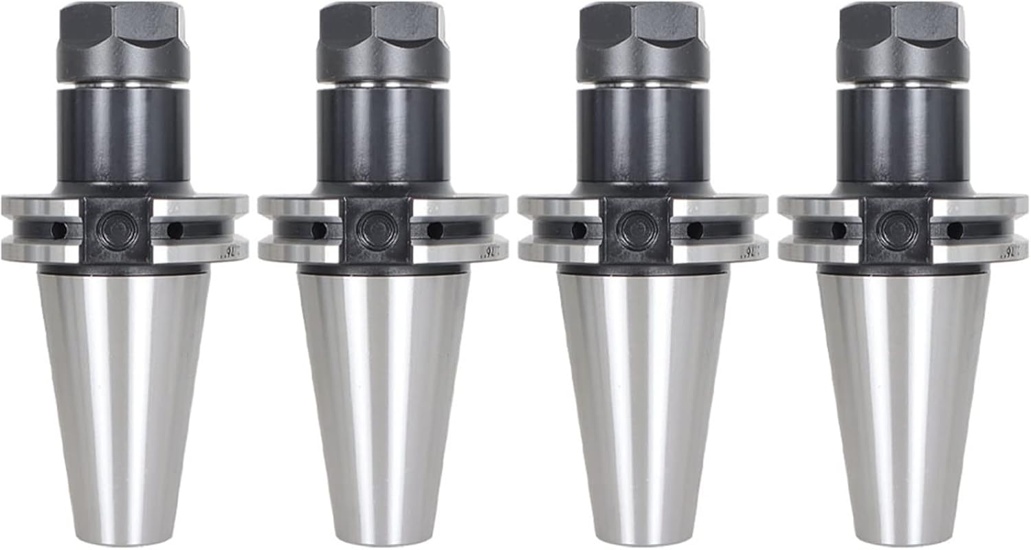 Timunr 4Pcs CAT40 ER20 Collet Chuck Set Collet Chuck Tool Holder Length ...