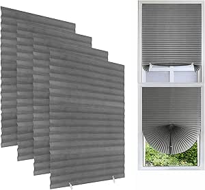 Wingbind Window Blinds No Drilling,Clip on Temporary Stick Easy Fit ...