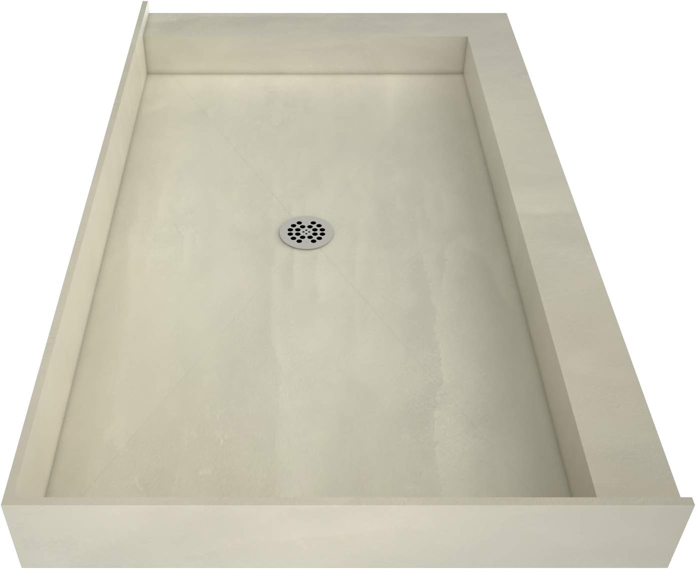 Buy Tile Redi B3772C-DRRDPVZ Shower Pan Kit with Flashing, Center Drain ...