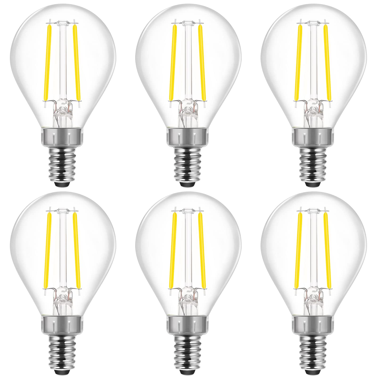 Energetic E12 Dimmable LED G16.5 Light Bulb 60 Watt Light Bulb 500 ...