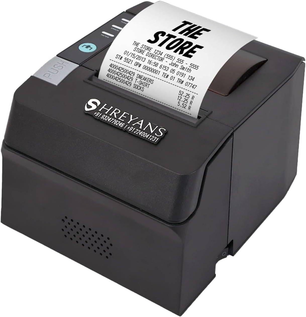 RETSOL RTP-80 80mm Thermal Receipt Printer with 203 DPI Resolution USB ...