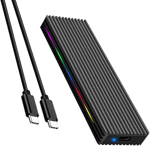 Amazon.com: JMT M.2 M key SSD Enclosure 10Gbps/5Gbps USB3.1 NGFF/NVME ...