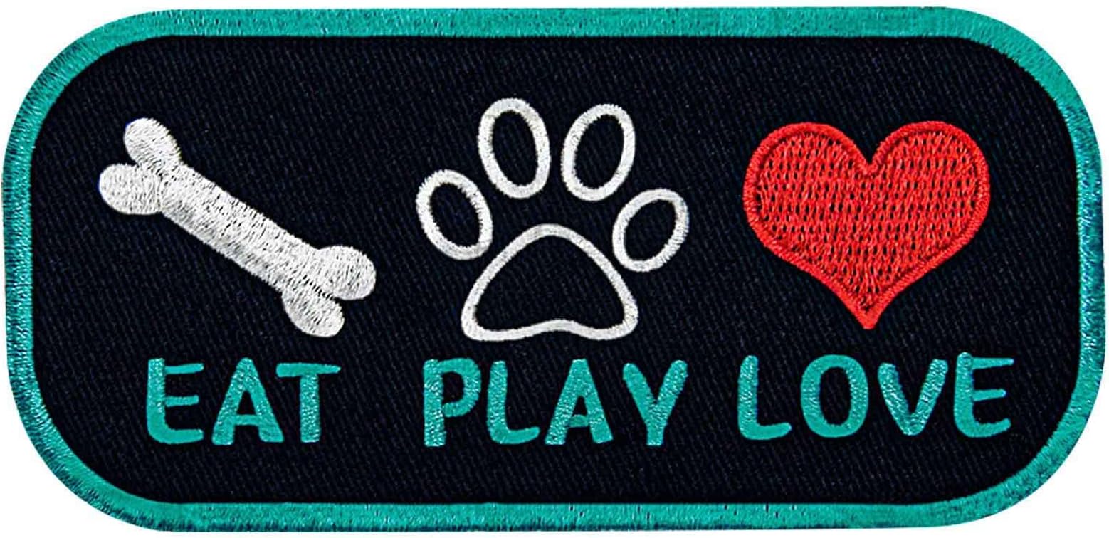 Amazon.com: TailWag Planet Service Dog Eat Play Love Vest/Harnesses ...