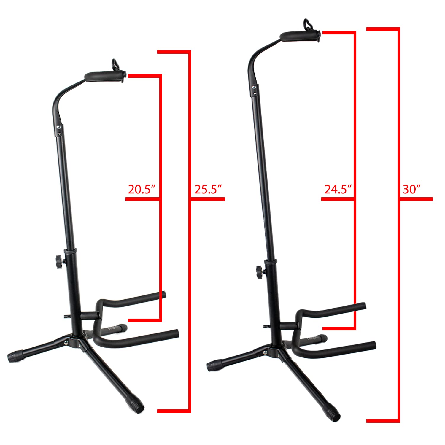 Snapklik.com : ChromaCast Upright Guitar Stand 2-Tier Adjustable