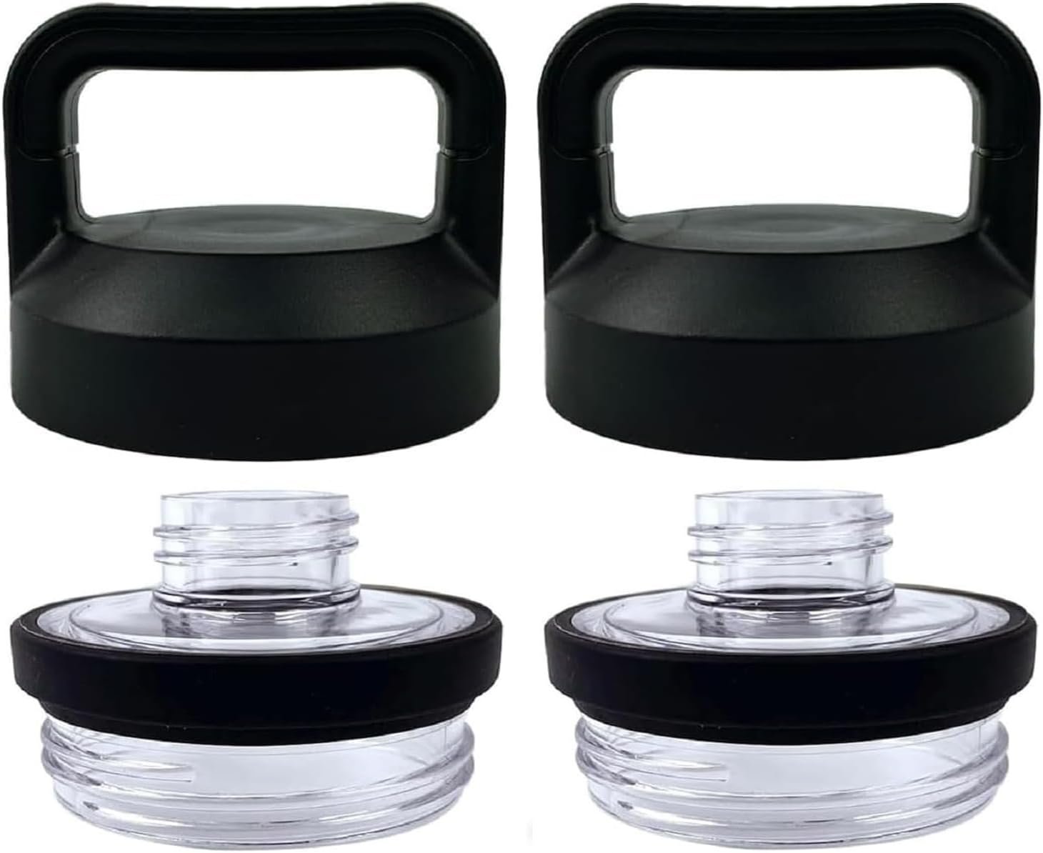 Amazon.com: 2PCS Replacement for YETI Rambler Bottle Chug Cap Lid, Screw Top Lid Replacement ...