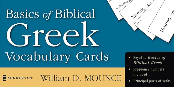 Basics of Biblical Greek Vocabulary Cards (The Zondervan Vocabulary ...