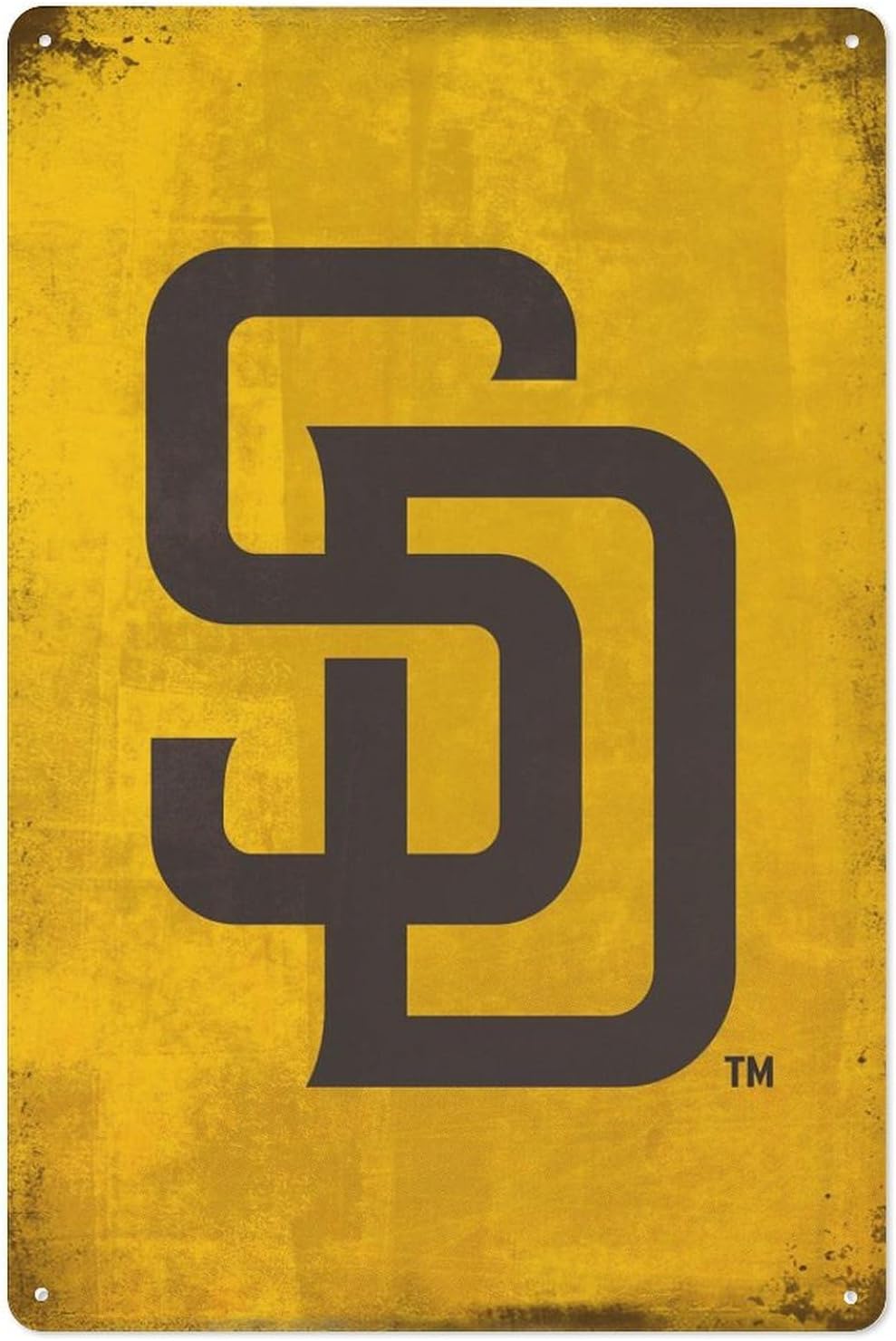 Amazon.com: San Diego Padres Metal Tin Sign Poster 8”×12” Painting Sign ...
