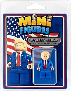 Amazon.com: Custom Design Minifigure - Donald Trump 47th American ...