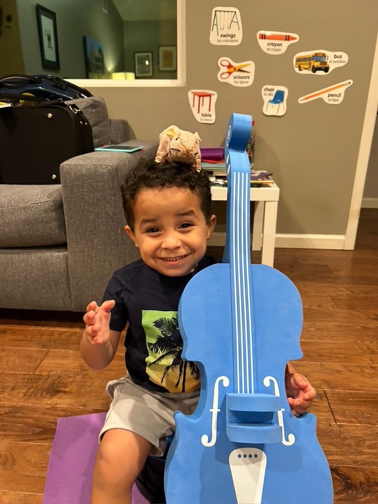 Amazon.com: HelloCello EVA Foam Cello (Blue) : Musical Instruments