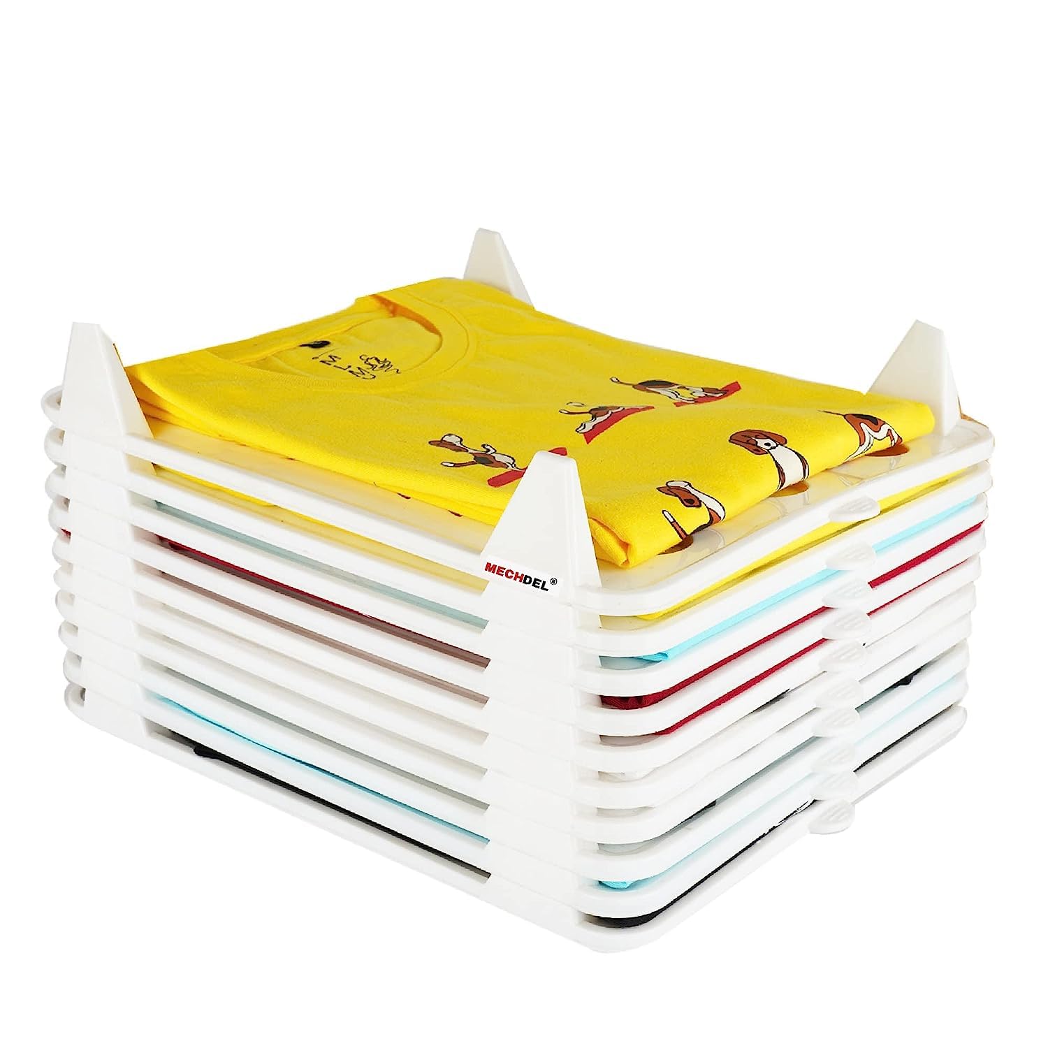 mechdel Cloth Tray Wardrobe Organizer Cabinet Folding Board for Shirts ...