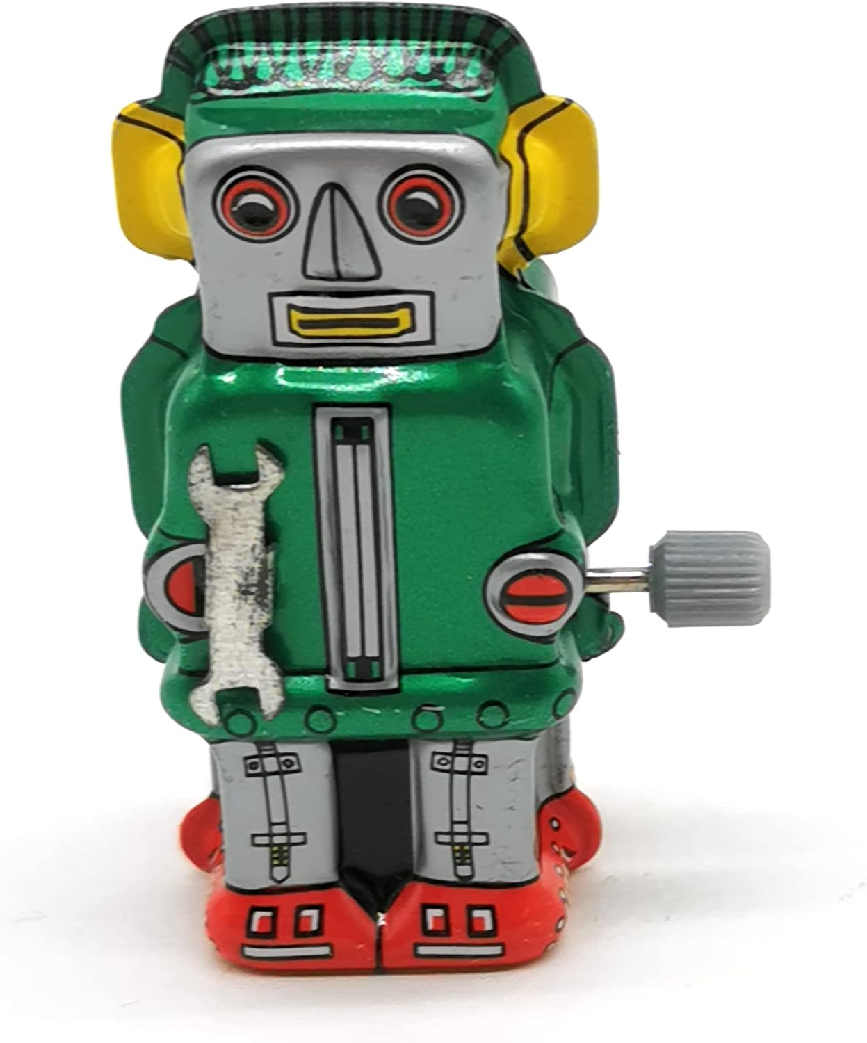 Miniatures World Jouet mécanique - Robot en métal Qui Marche à remonter ...