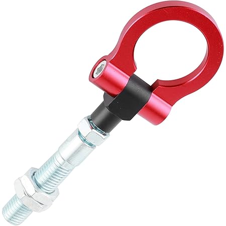 2x Abschlepphaken Pfeil Hochglanz rot passend für Rally, Viper 4 cm x 8 ...