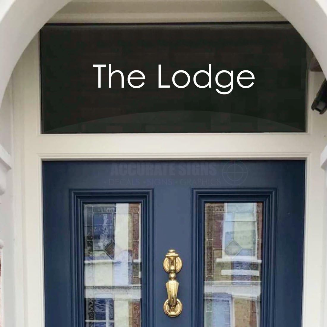 Accurate Signs | House Name Sticker for Building Office Cottage Front ...