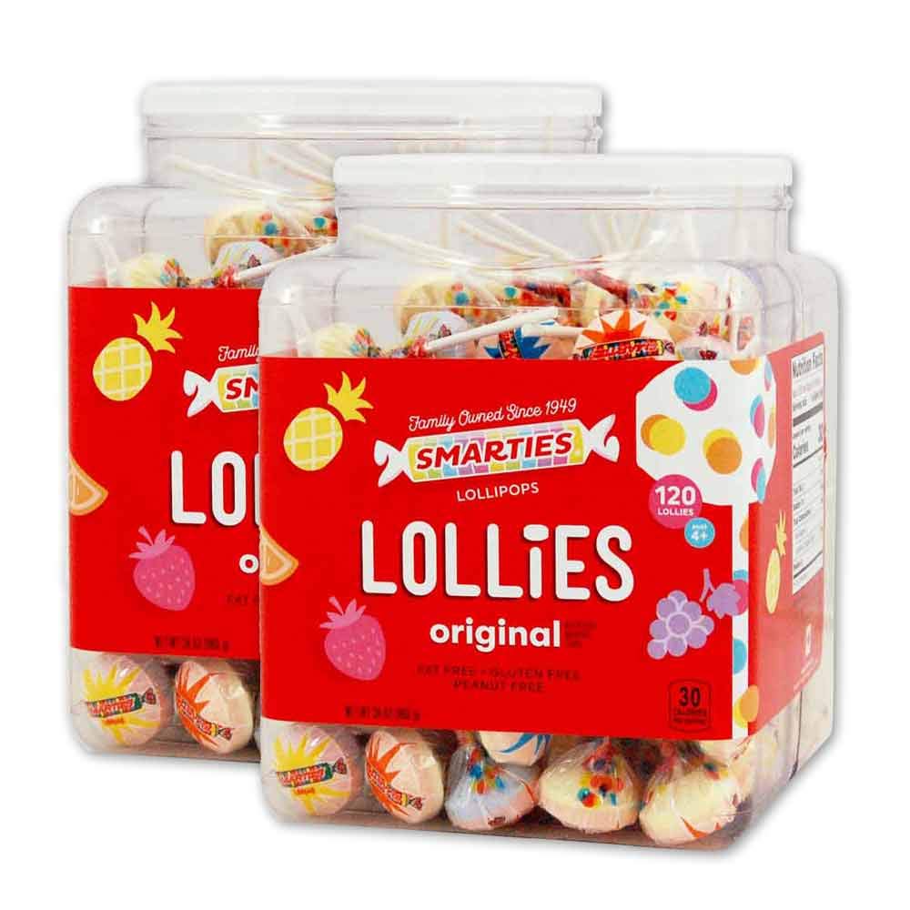 Amazon.com : Smarties Pops 2-120 count jars : Grocery & Gourmet Food