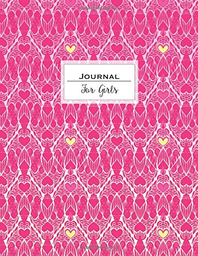 Journal For Girls: Pink 8.5 x 11 Lined Diary Notebook (Journals To ...