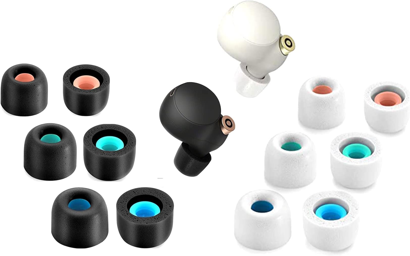 Amazon.com: 3 Pairs Memory Foam Eartips Ear Buds for Sony WF-1000XM4 ...