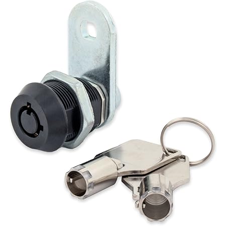 Amazon.com: FJM Security 2400AS-BLK-KD Tubular Cam Lock with 5/8 ...