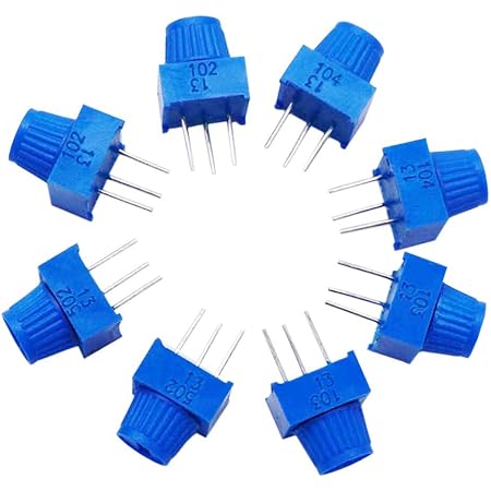 Amazon.com: MCIGICM (10 Pcs) 10K Ohm Breadboard Trim Potentiometer kit ...
