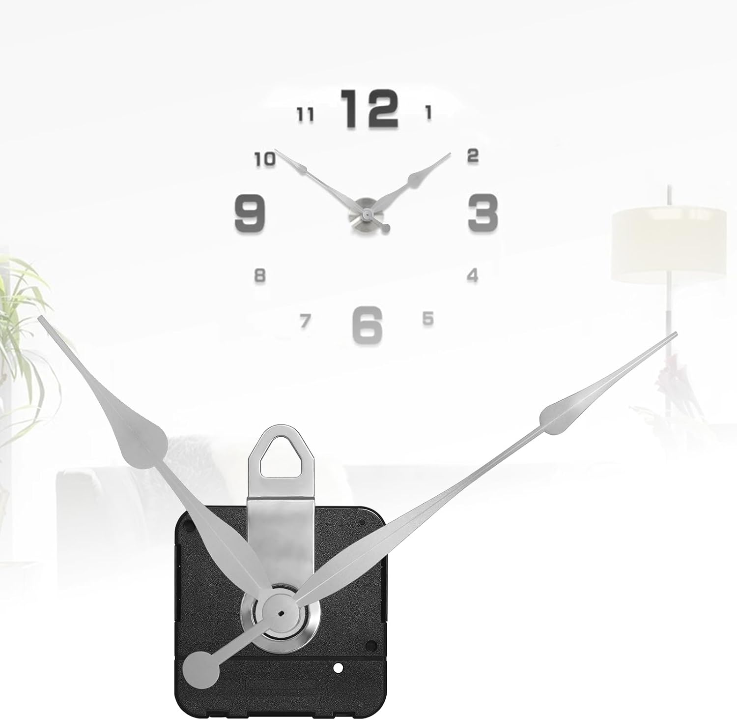 Befun Clock Mechanism Kit - High Torque Long Shaft Movement DIY Repair ...