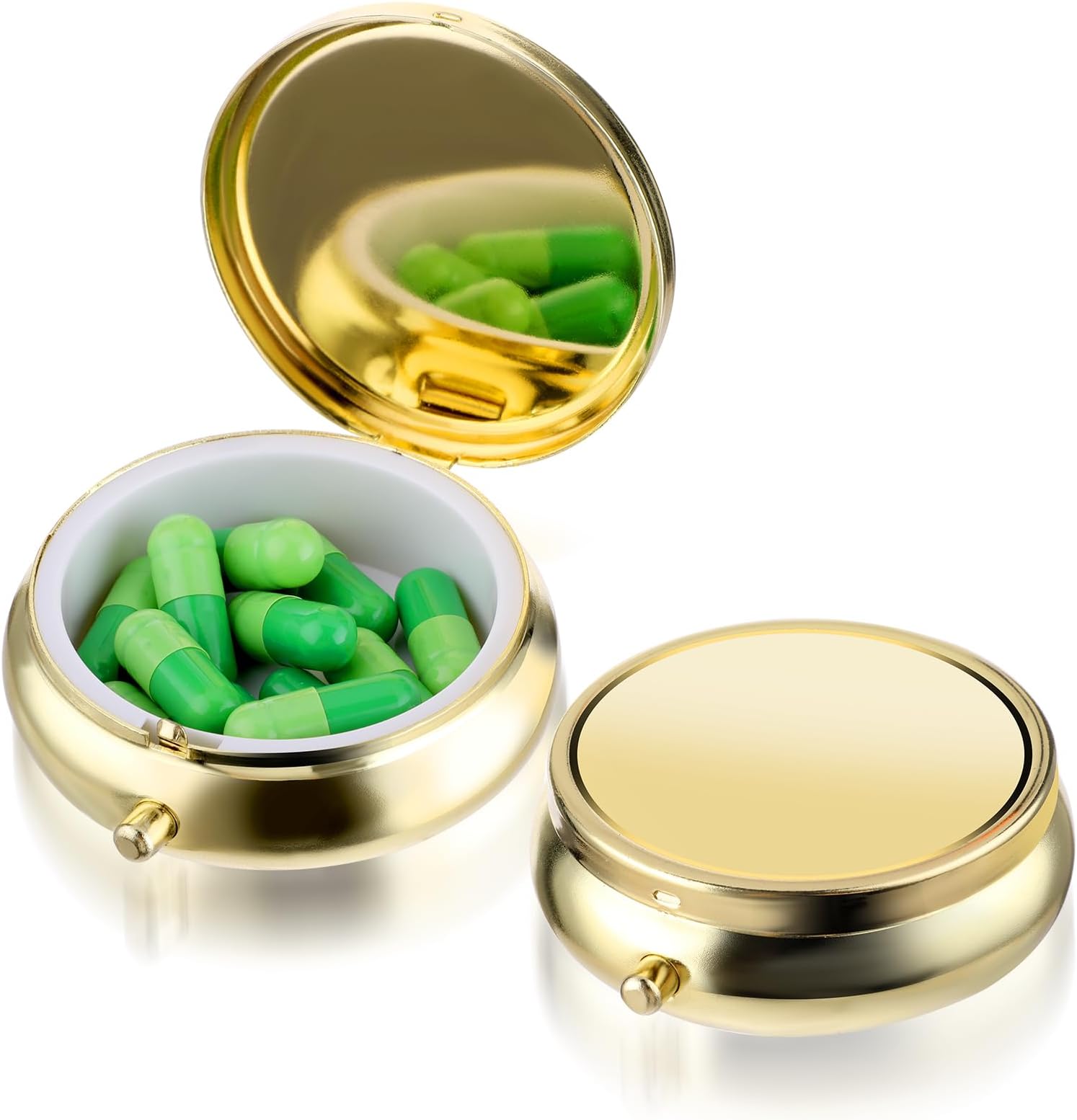 Amazon.com: WLLHYF Pill Box Cute Small Pill Box for Purse & Pocket ...