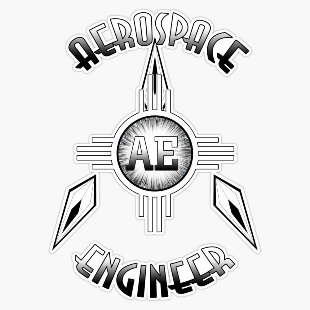 Amazon.com - Aerospace Engineer Retro Typography Artwork Bumper Sticker ...