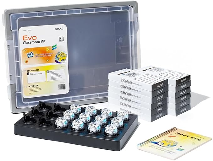 Amazon.com: Ozobot Evo Classroom Kit (12 Bots): Interactive Coding ...