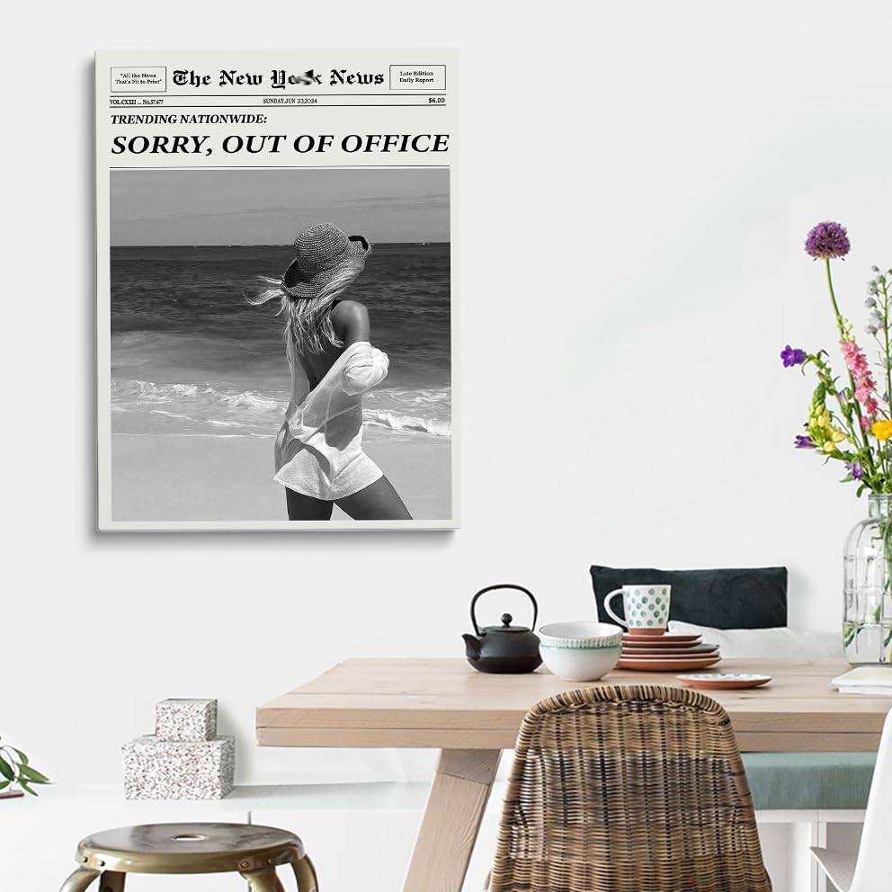 Create Your Own Poster Trendy Feminist Newspaper Wall Art Prints Of 6 ...