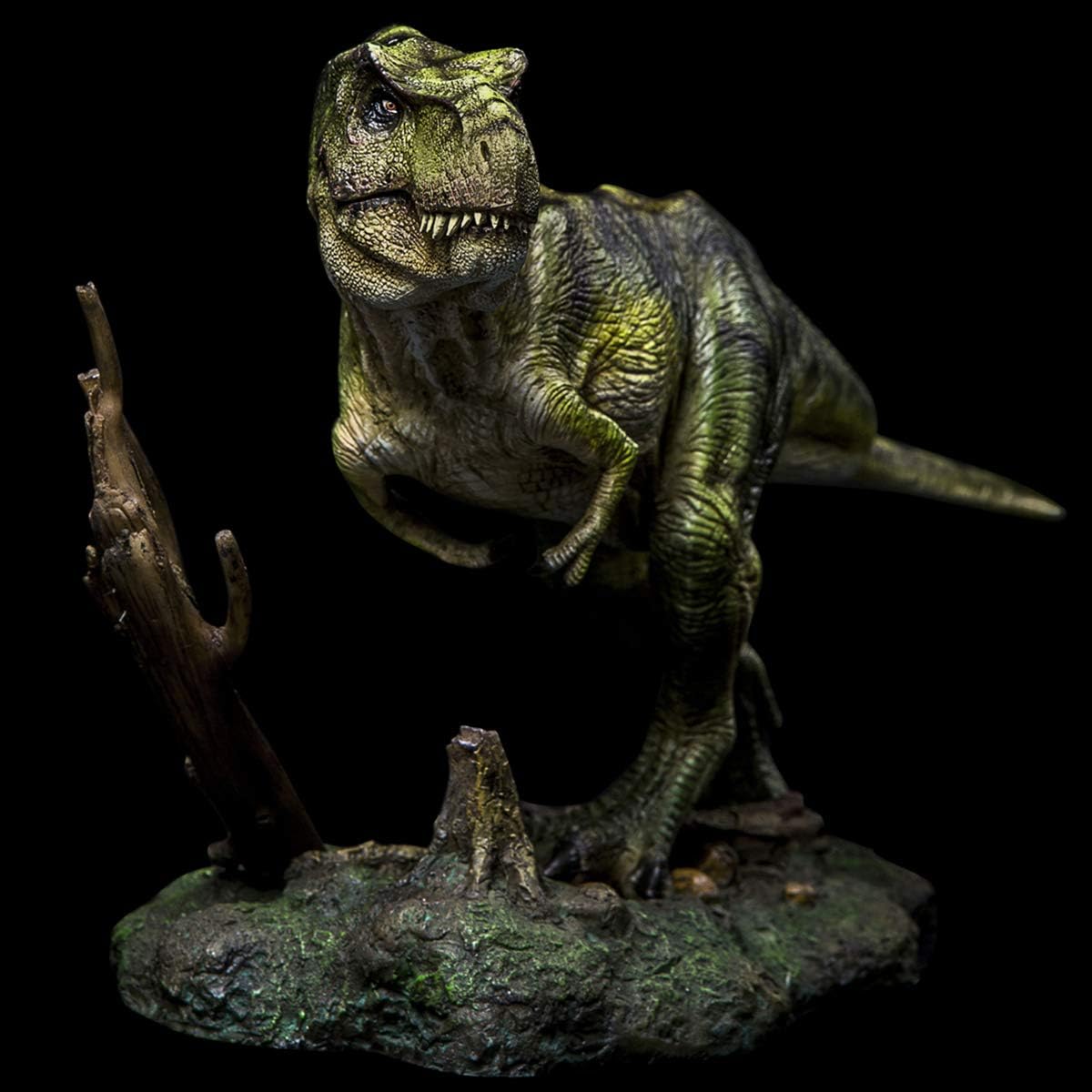 Buy ITOY 135 Green Tyrannosaurus Rex Model 15.7” T-Rex Statue Realistic ...