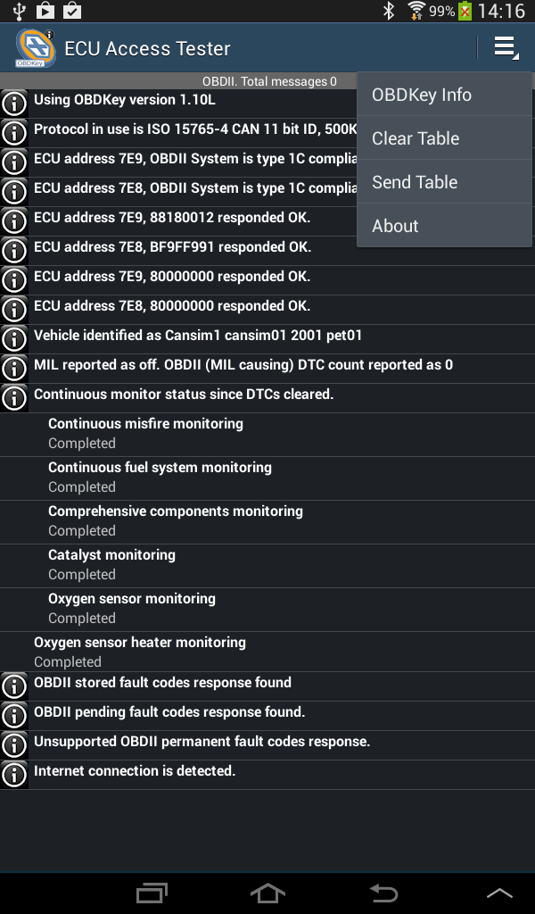 OBD ECU Access Tester - App on Amazon Appstore