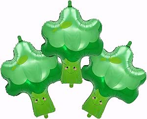 Amazon.com: Broccoli Balloons Foil Vegetable Balloons Summer Foil ...