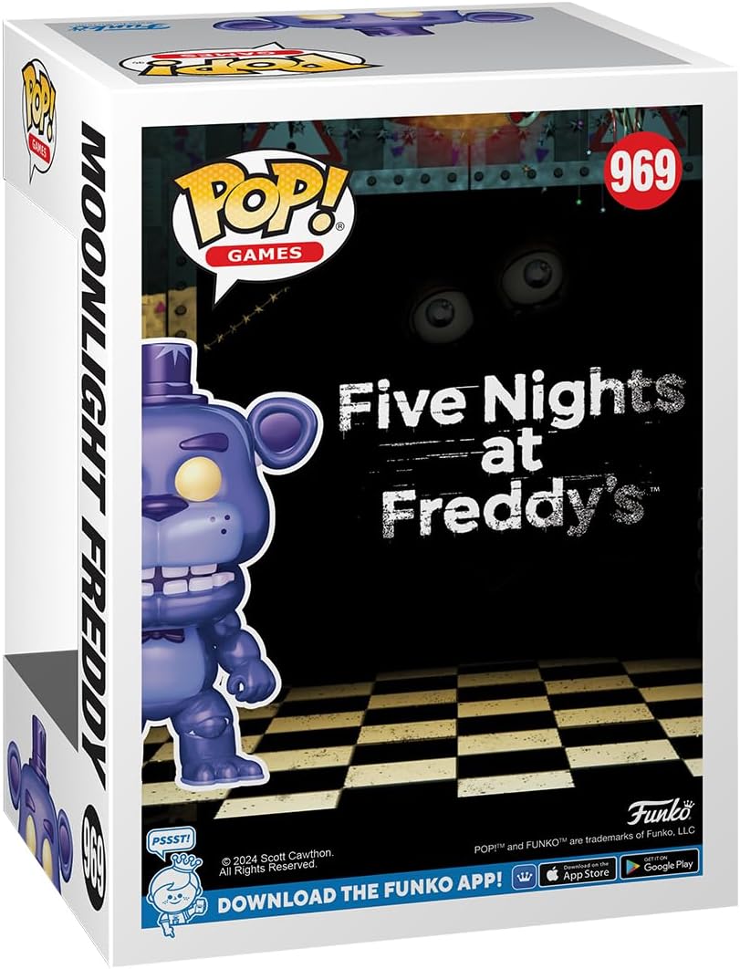 Funko Pop! Games: Five Nights at Freddy's - Moonlight Freddy, Amazon ...