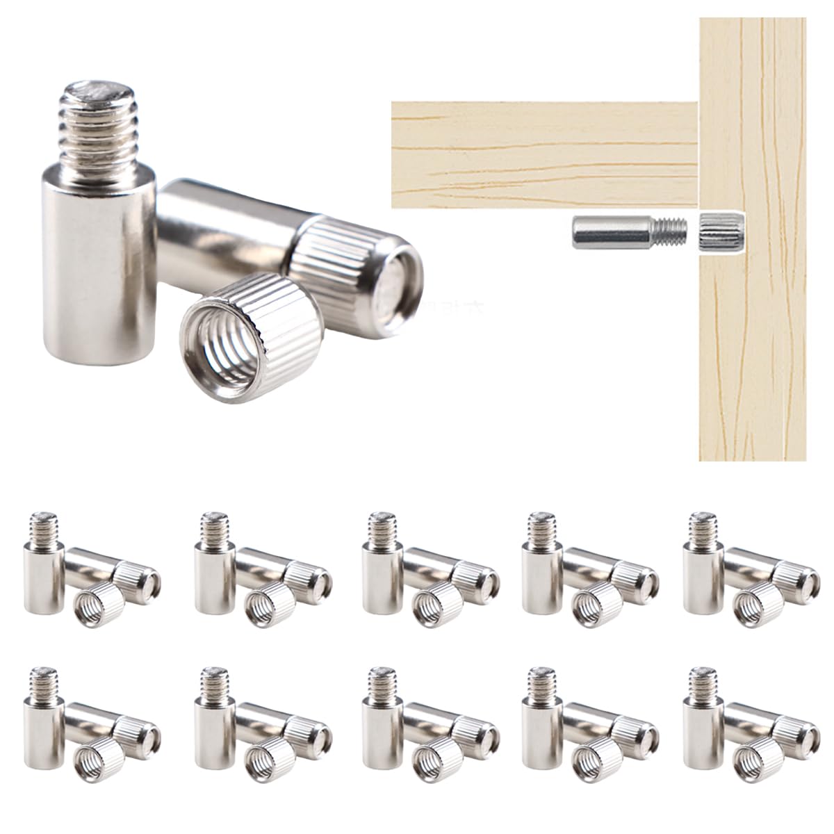 Amazon.com: 20Pcs 0.31inch 8mm Shelf Support Pegs Cabinet Shelf Pins ...