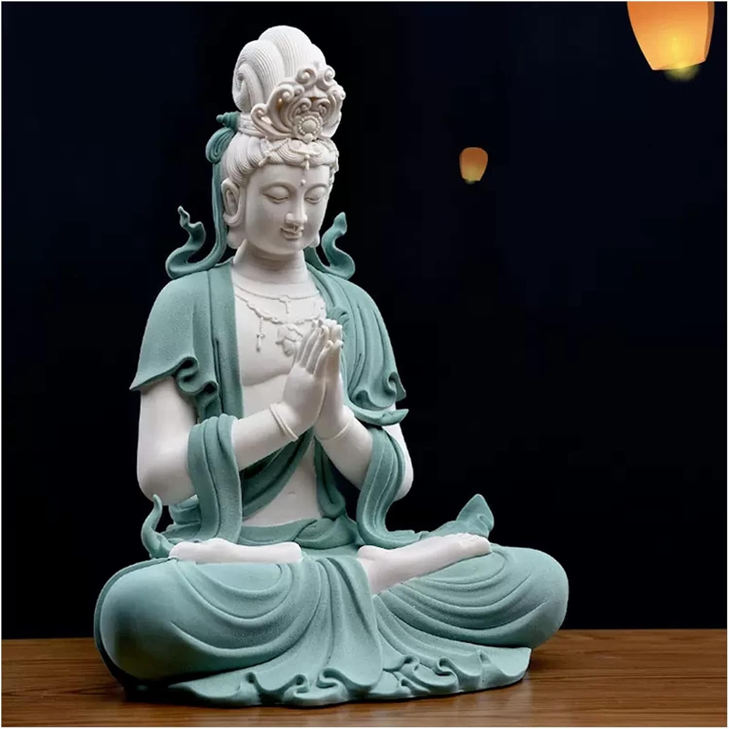 Estatua de Buda, oración de cerámica de arcilla oriental, Diosa de la ...