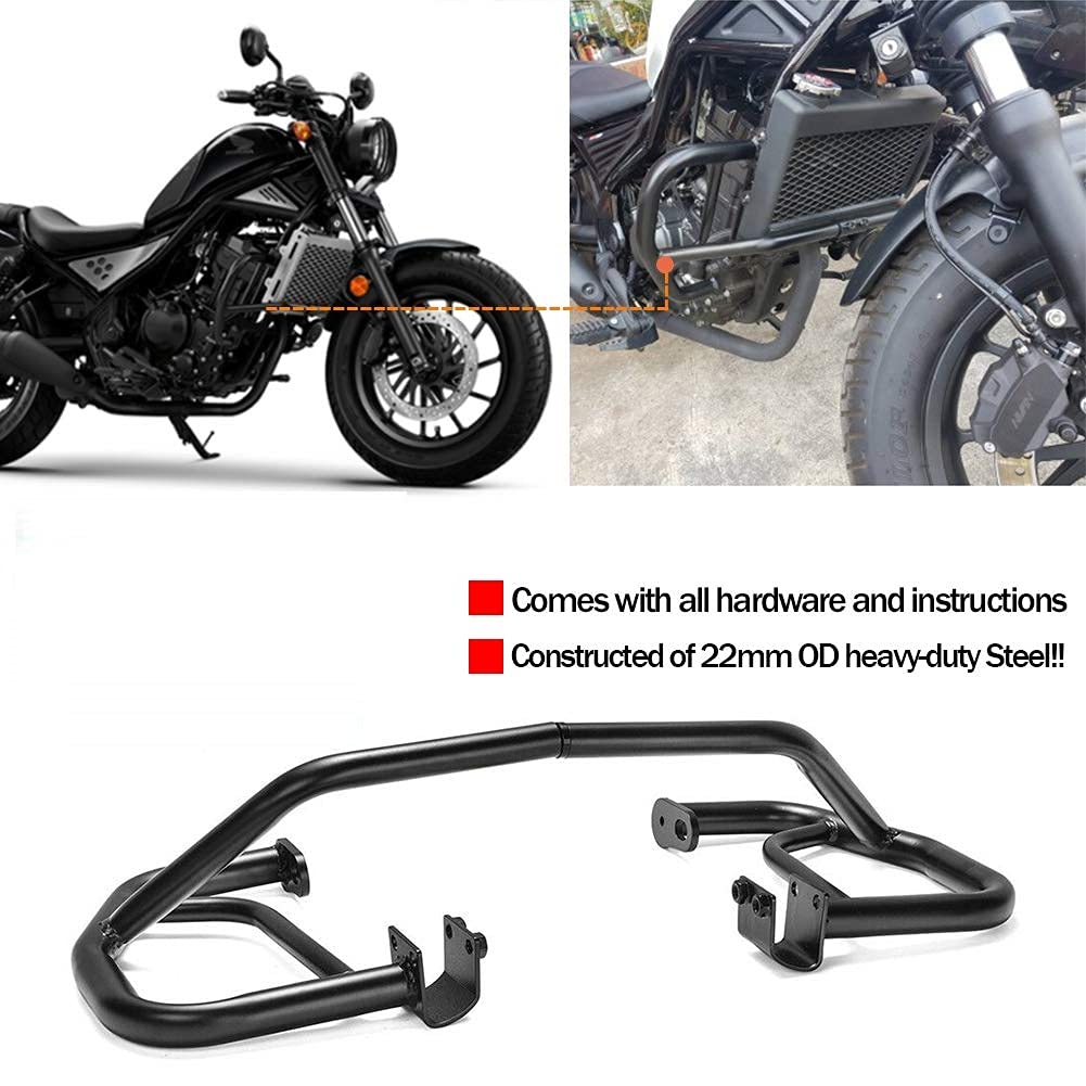 Motorcycle CMX500 Black Steel Engine Guard Bumper Highway Crash Bars ...