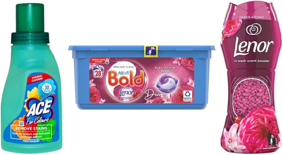 Ace For Colours Hygienic Cleaning Remove Stains 550 Ml Floral ...