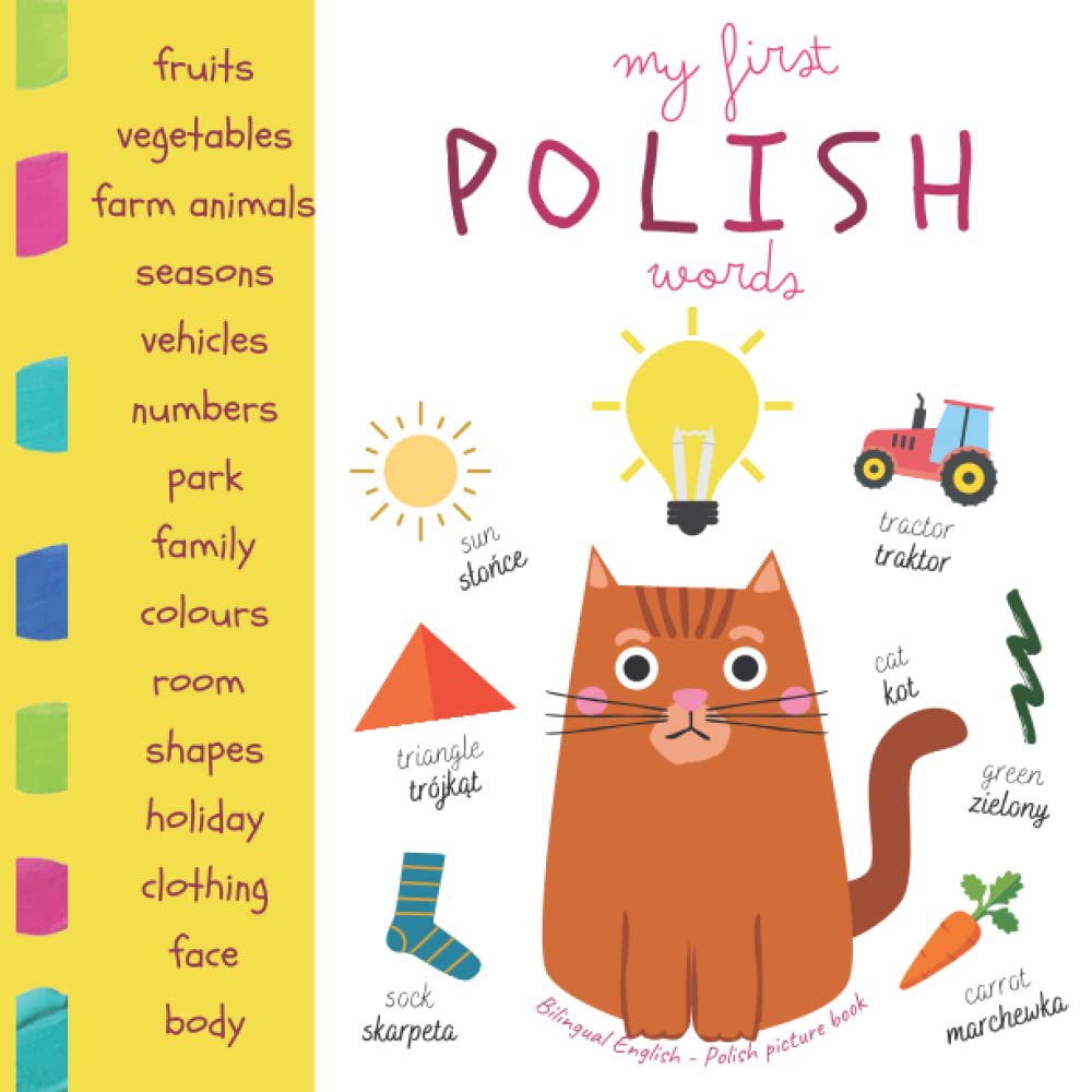 My First Polish Words | Bilingual English Polish Picture Book: Polish ...