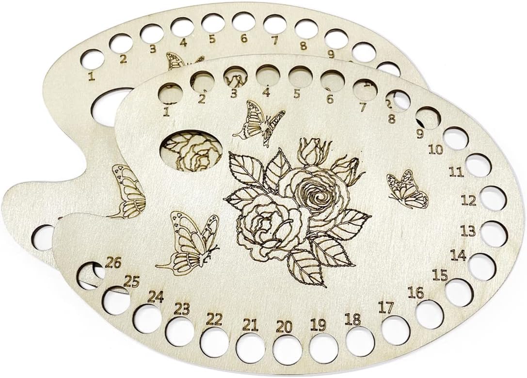 Amazon.com: MMDOCO 2 PCS Embroidery Floss Organizer Wooden Board DIY ...